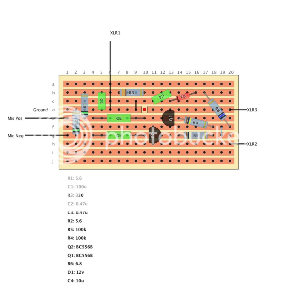 My first strip board layout from a circuit diagram. Have I done this ...